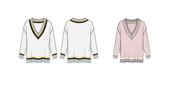 SWEATER CAD SKETCHES & SAMPLE by Maria Kang at Coroflot.com