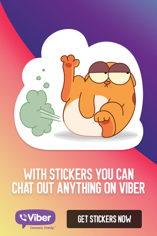 Viber digital banners and print ads by Rob Perry at Coroflot.com