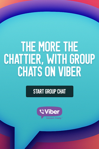 Viber digital banners and print ads by Rob Perry at Coroflot.com