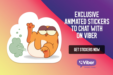 Viber digital banners and print ads by Rob Perry at Coroflot.com