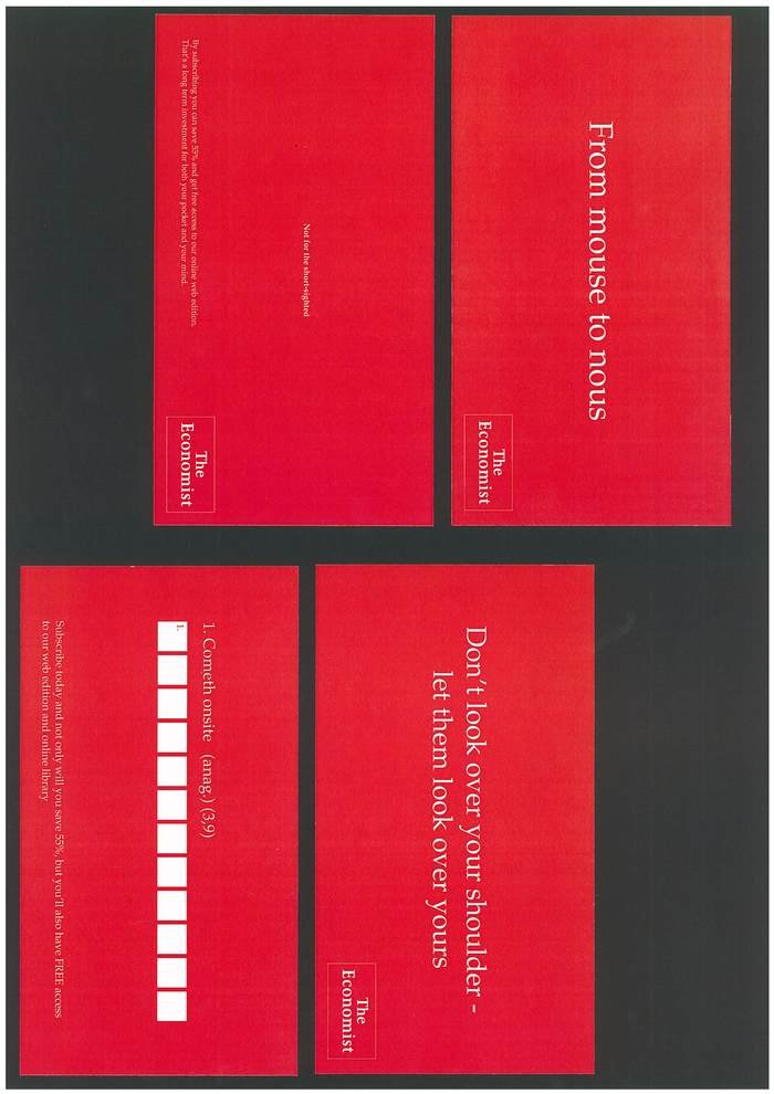 The Economist (Posters & Inserts) by Tom Kochavi at Coroflot.com