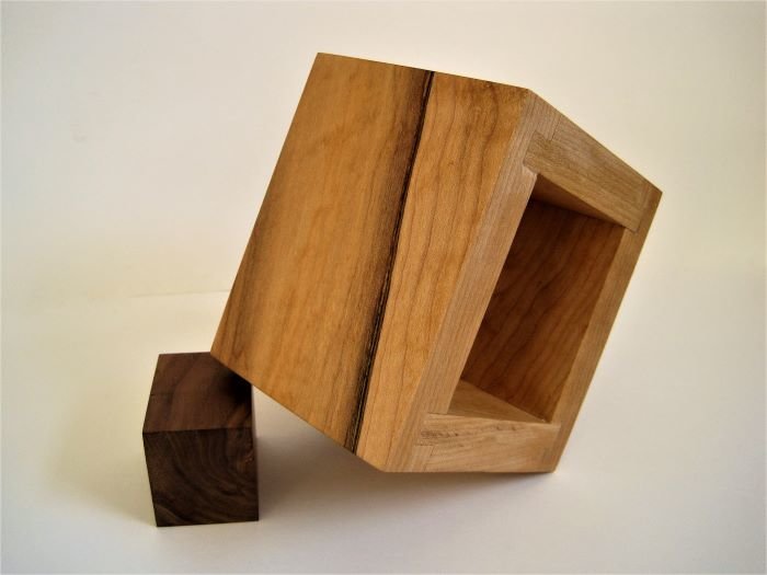 Locking Rabbet Jointed Cube by Andrew Keinard at Coroflot.com