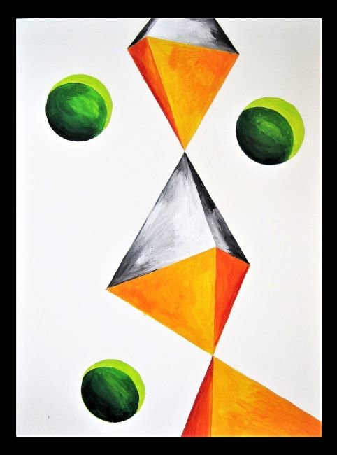 3D Shape Paintings by Andrew Keinard at Coroflot.com