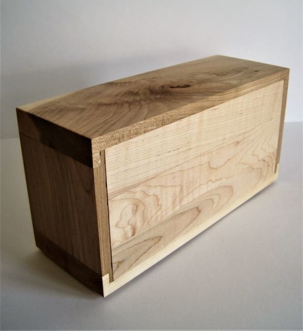 Handcrafted Box with Locking Rabbet, Two-Drawers by Andrew Keinard at ...