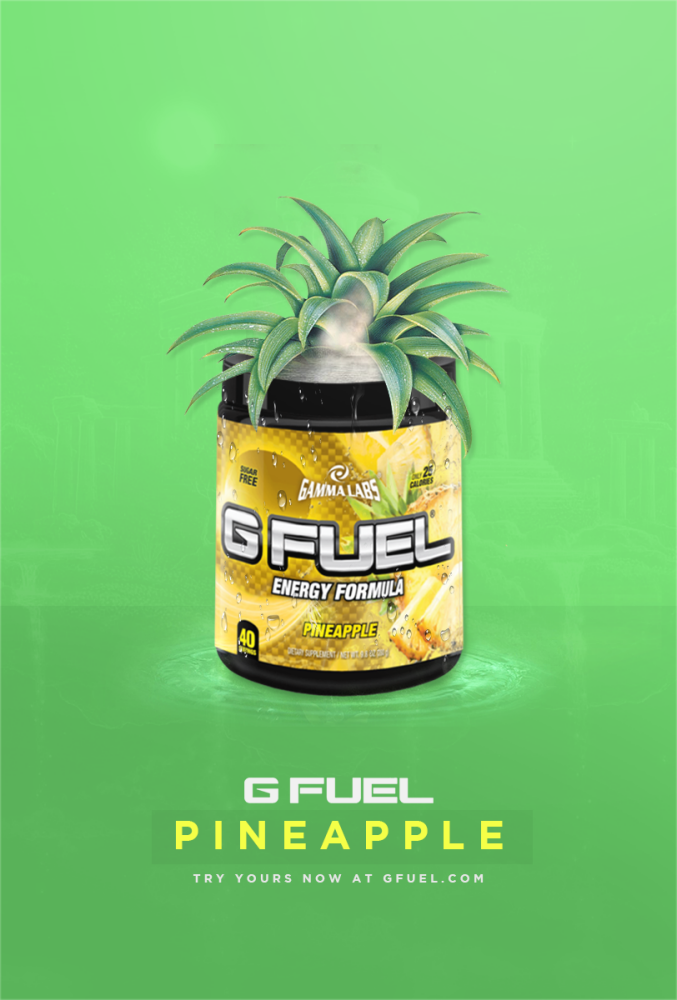 Gfuel Pineapple Ad by Joshua Orozco at Coroflot.com