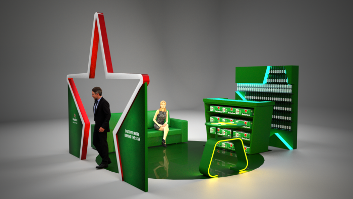 HEINEKEN - OFF TRADE BOOTH by Nguyên Nguyễn at Coroflot.com