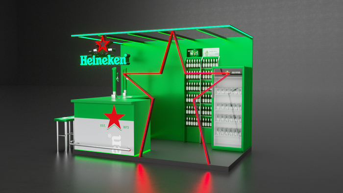 HEINEKEN - OFF TRADE BOOTH by Nguyên Nguyễn at Coroflot.com
