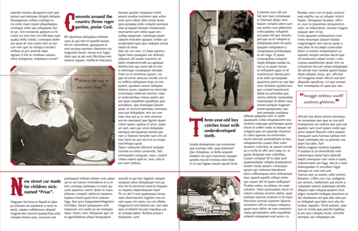 Top Shelf News Logo & 4-Page Spread by Morgan Petri at Coroflot.com