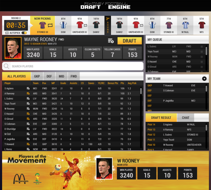Draft Game by Tejas Shankhpal at Coroflot.com