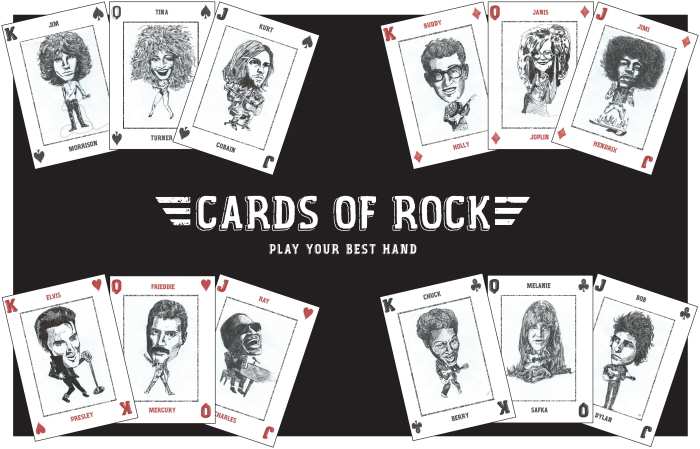 An upload by STEVE VOYCE on Coroflot: to the project Cards of Rock