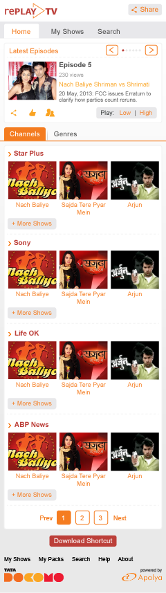 Mobile WAP Sites by Devesh Jagatram at Coroflot.com