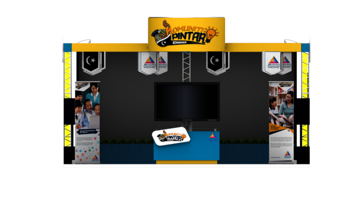 MCMC booth design by T.M. ZULFADLI at Coroflot.com