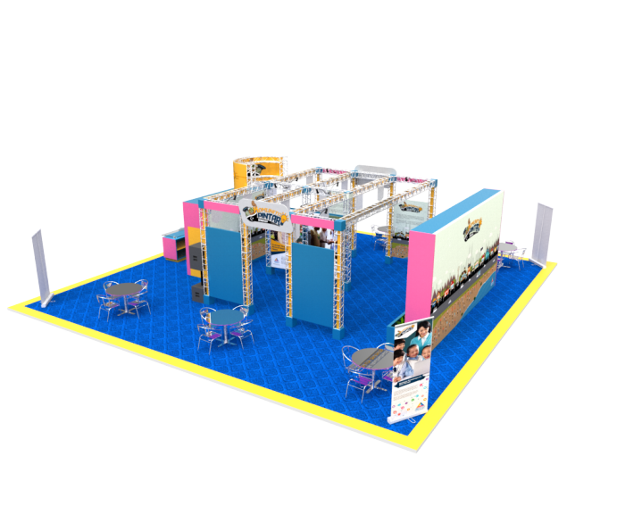 MCMC booth design by T.M. ZULFADLI at Coroflot.com