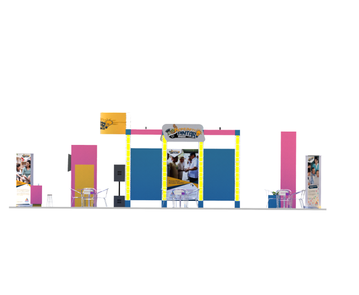 MCMC booth design by T.M. ZULFADLI at Coroflot.com