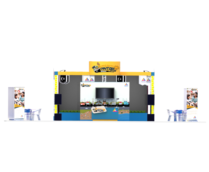 MCMC booth design by T.M. ZULFADLI at Coroflot.com