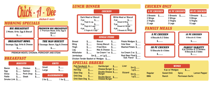 An upload by Megan Feret on Coroflot: to the project Chick-A-Dee Restaurant