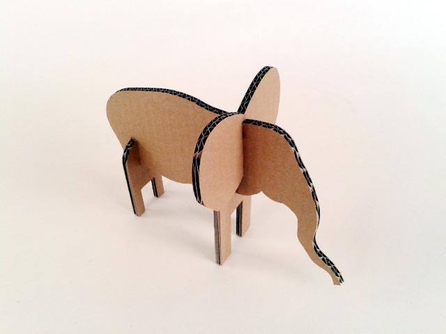 Cardboard toys – Elephant by Janusz Szczurek at Coroflot.com