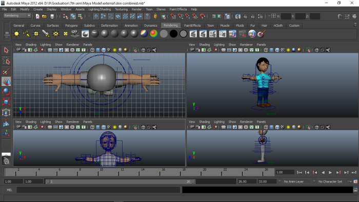 3D Character Model Design Using Autodesk Maya by sai girish at Coroflot.com