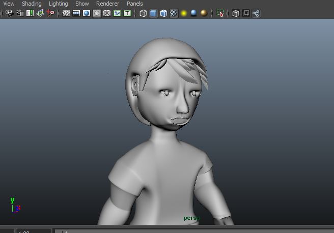 3D Character Model Design Using Autodesk Maya by sai girish at Coroflot.com