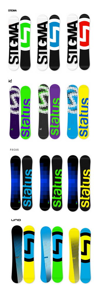2012 Status Snowboard Design by Cait Fields at Coroflot.com