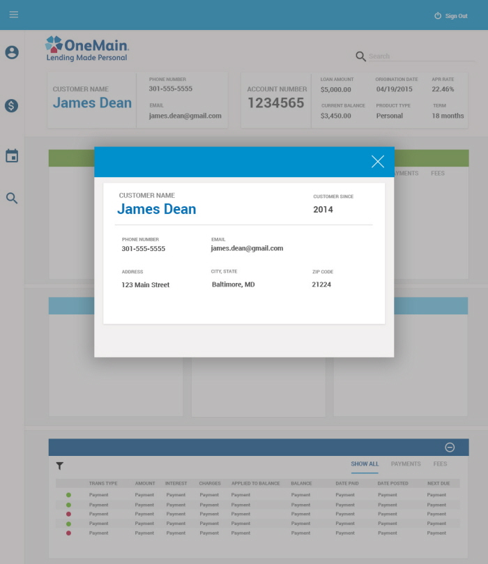 Transaction History - Angular App Design (POC) by Kristen Lohman at ...