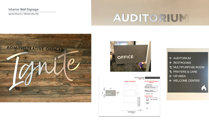 Ignite Church Signage by Trace Gashler at Coroflot.com