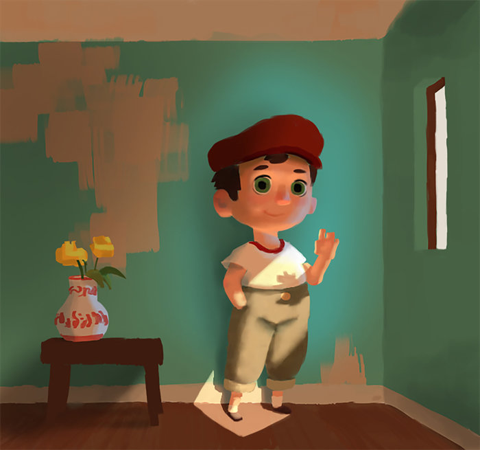 Digital Painting by Daniel Gerbec at Coroflot.com