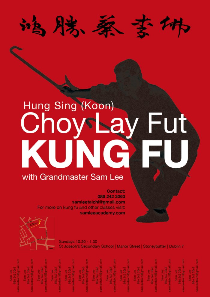 Poster for Kung Fu classes by Barbara Vasic at Coroflot.com