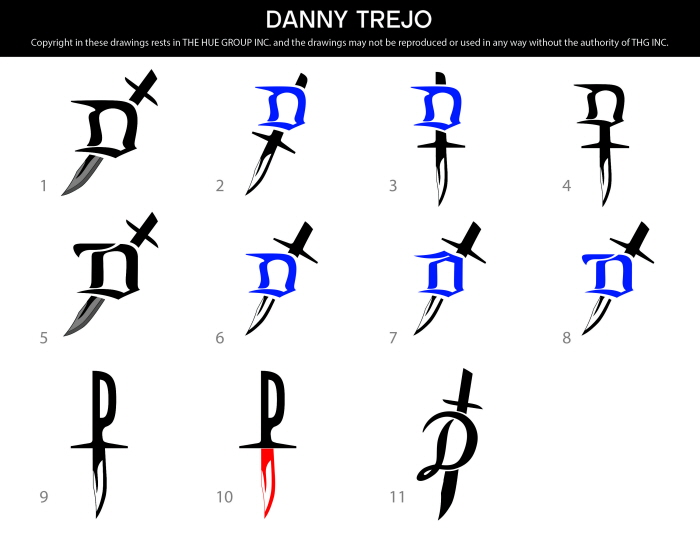 Danny Trejo: Logo Design by kyle frazier at Coroflot.com