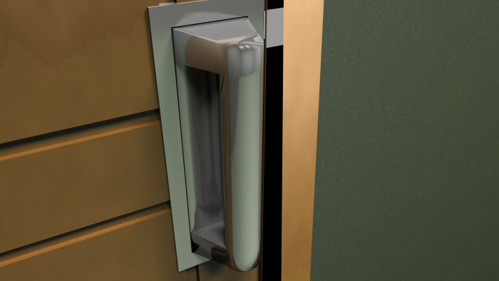 Ergonomic door handle design by Abhilash C at Coroflot.com