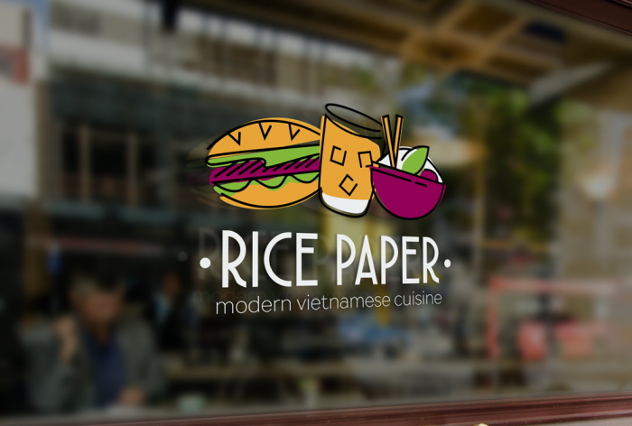 Rice Paper Logo and Icon Design by Amber Cunningham at Coroflot.com