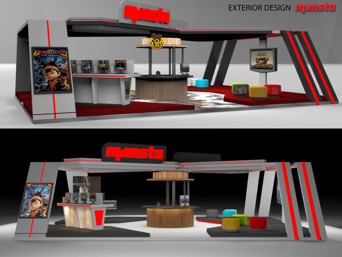 Exhibition Design: Monsta Studio Sdn Bhd by Syawallina Aziz at Coroflot.com