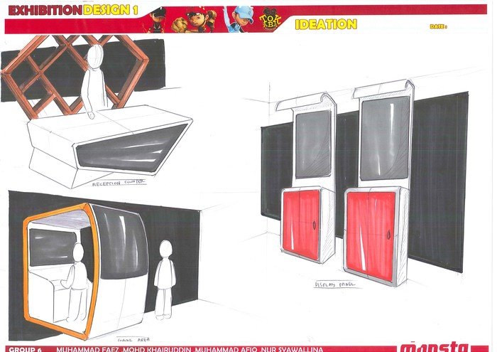 Exhibition Design: Monsta Studio Sdn Bhd by Syawallina Aziz at Coroflot.com