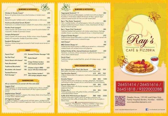 Menu Card by PRASHANT GUJAR at Coroflot.com