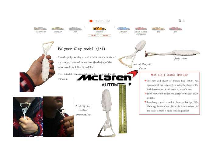 An upload by Pradip Gurung on Coroflot: to the project McLaren Razor ...