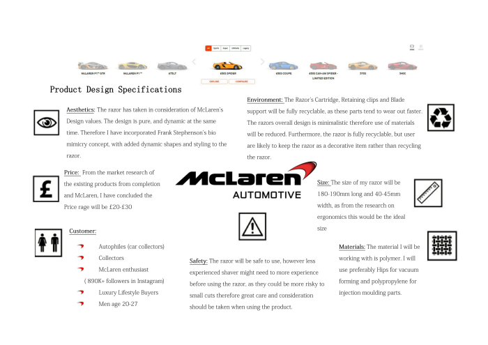 An upload by Pradip Gurung on Coroflot: to the project McLaren Razor ...