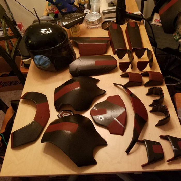 Custom Mandalorian Armor by Paige Cambern at Coroflot.com