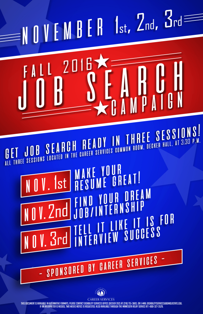 Career Services Poster Designs by Donna Ehnert at Coroflot.com