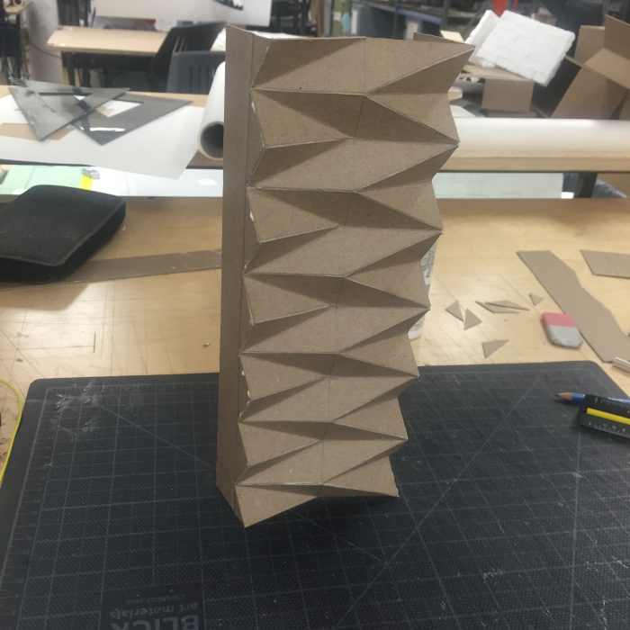 Concrete/Paper Facade System by Dwayne Riley at Coroflot.com