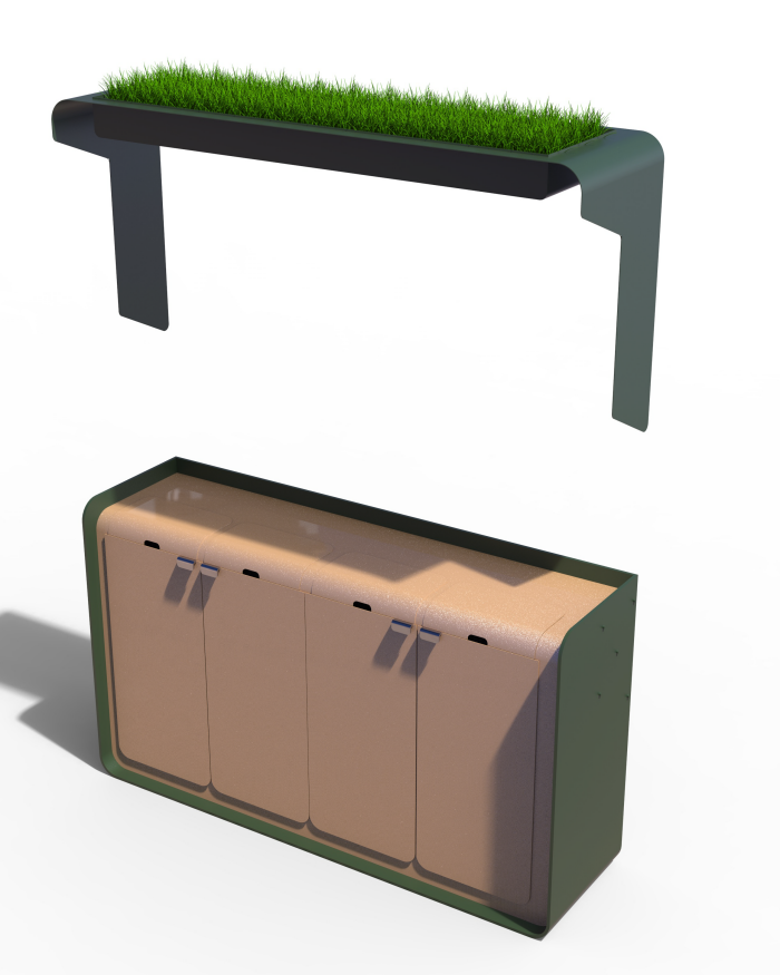 Residential Garbage Bin Design by Lena Feliciano Hansen at Coroflot.com