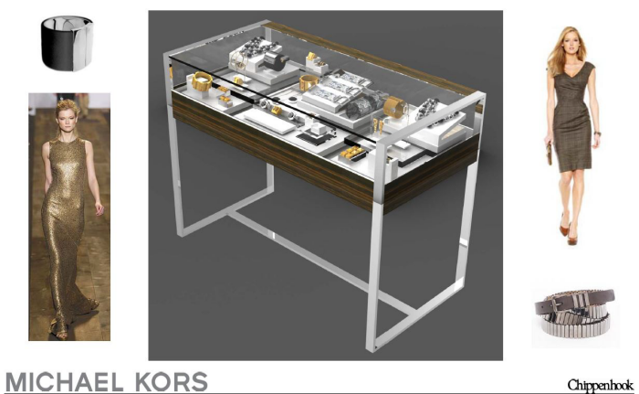 MICHAEL KORS JEWELRY DISPLAY by Natasha Watkins at Coroflot.com