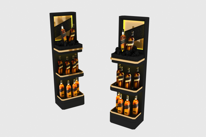 Johnnie Walker Display Stand & Bar Design by Ozan Bolcan at Coroflot.com