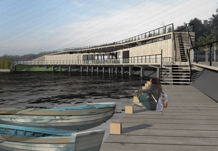 Small town community center by Szilvia Jablonszky at Coroflot.com