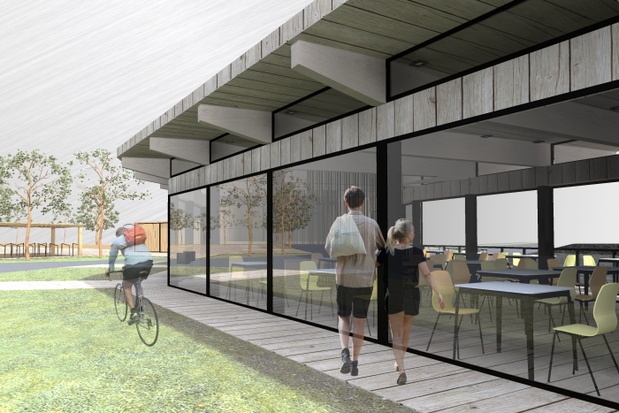 Small town community center by Szilvia Jablonszky at Coroflot.com