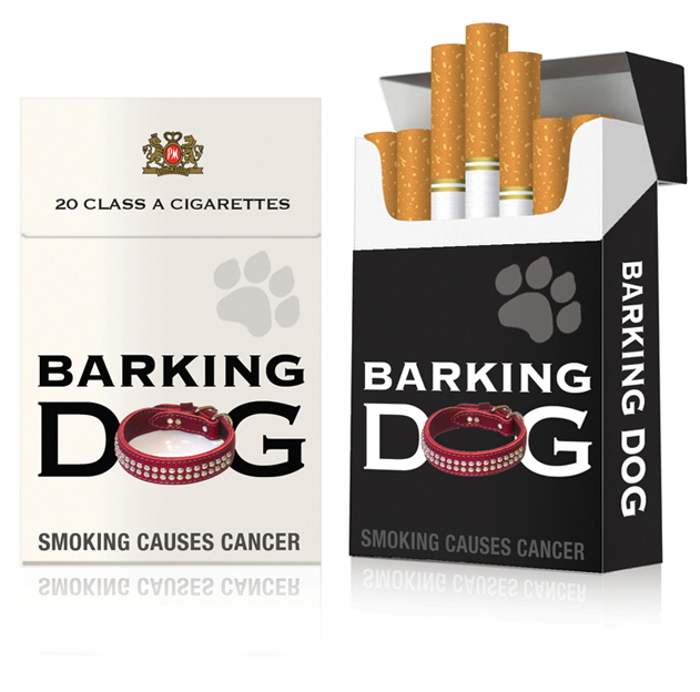 Barking Dog Cigarettes (Philip Morris) by Shane Cruise at Coroflot.com