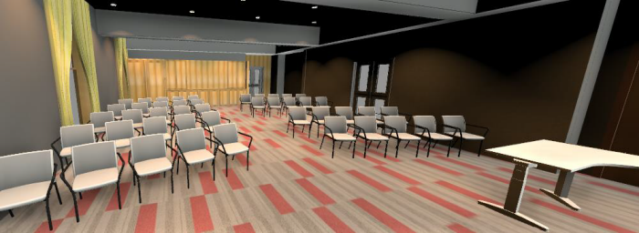 Campus MU Room Rendering by Emily Slaugh at Coroflot.com