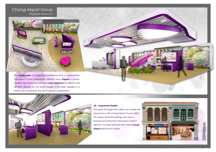 Changi Airport Group Booth Designs by Dustin Ronald Elman at Coroflot.com