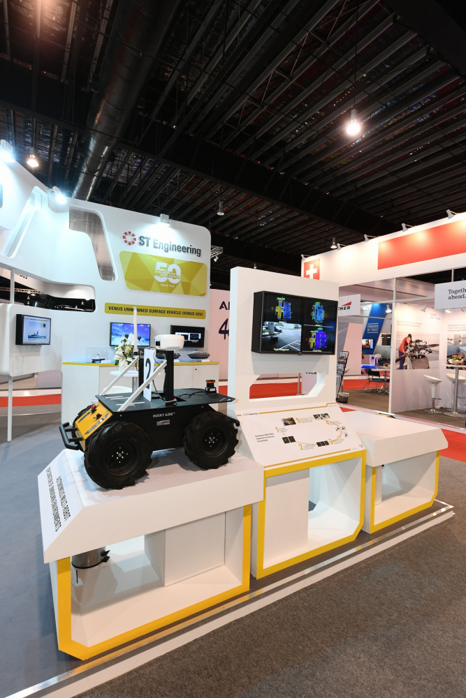 ST Engineering Booth Desgins by Dustin Ronald Elman at Coroflot.com