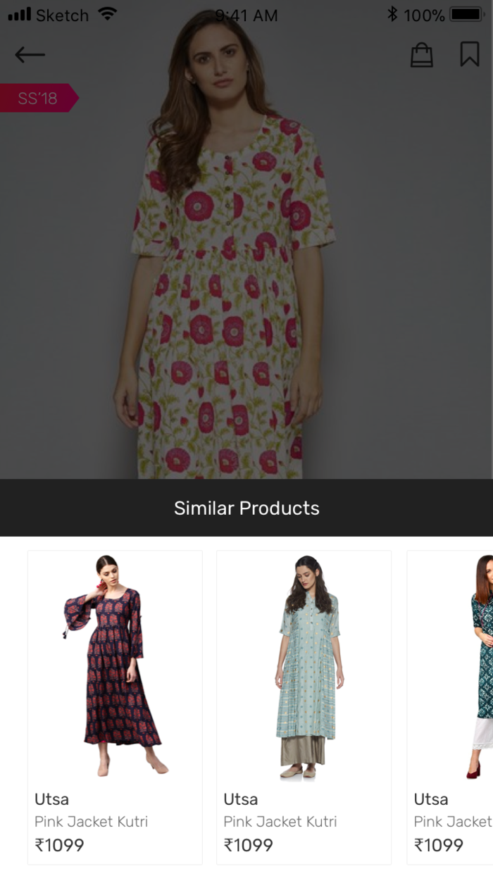 PLP / PDP - App Design by Amit Ray at Coroflot.com