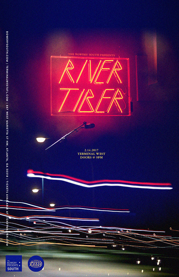 River Tiber Music Poster by Bianca Kipp at Coroflot.com